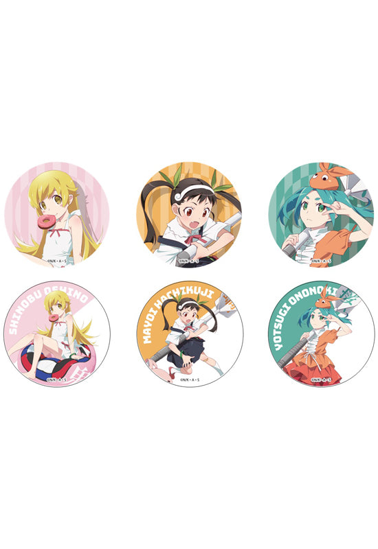 Monogatari TSUKINAGI Series x Darts Trading Can Badge