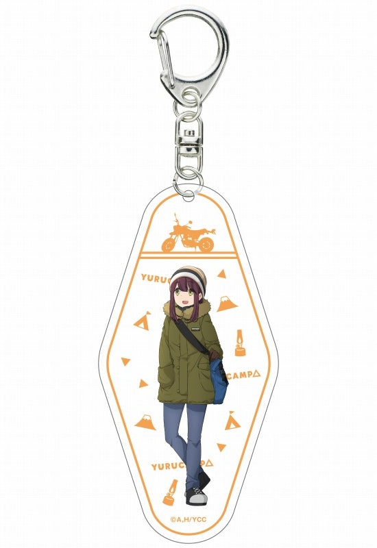 Yurucamp ACROSS Nakayoshi Camp Motel Key Chain Ayano