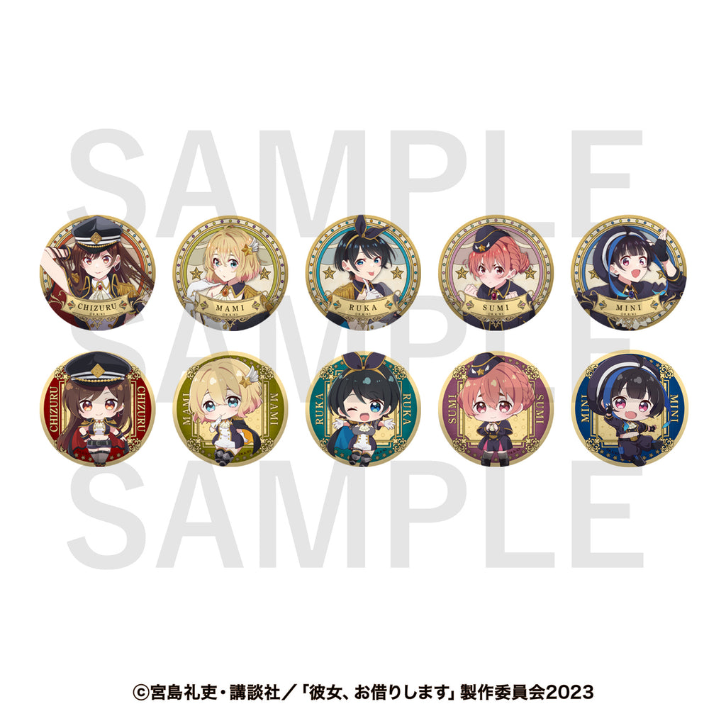 Rent-A-Girlfriend EDITH Trading Metallic Can Badge