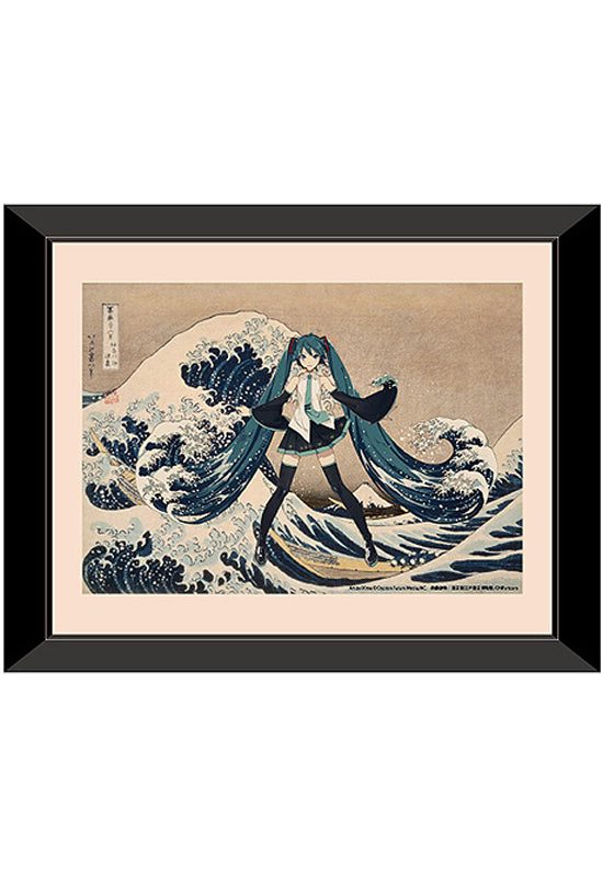 Hokusai Katsushika x Hatsune Miku Presence Replicate Genga Thirty-six