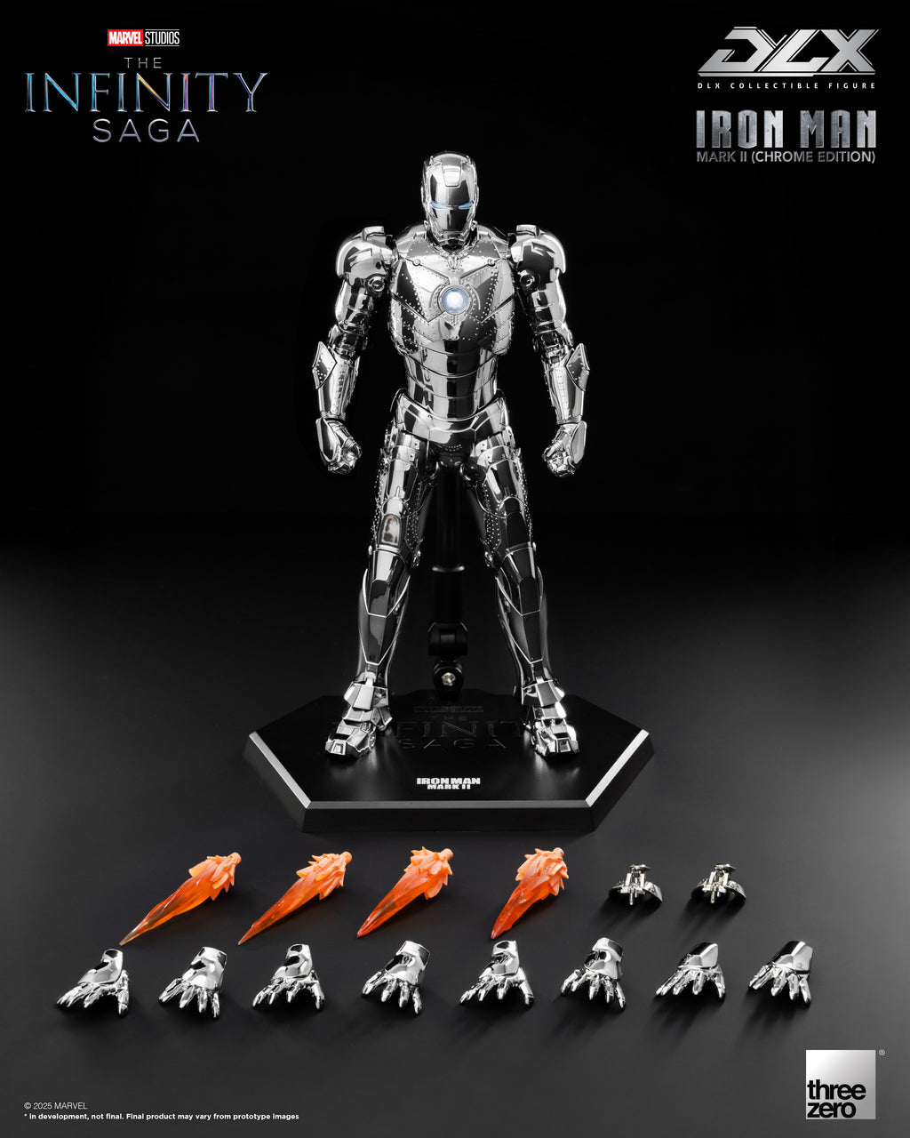 Marvel Studios: The Infinity Saga THREEZERO DLX Iron Man Mark 2 (Chrom