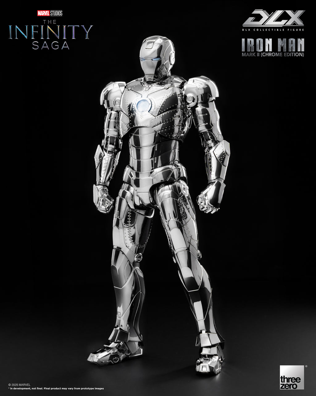 Marvel Studios: The Infinity Saga THREEZERO DLX Iron Man Mark 2 (Chrom