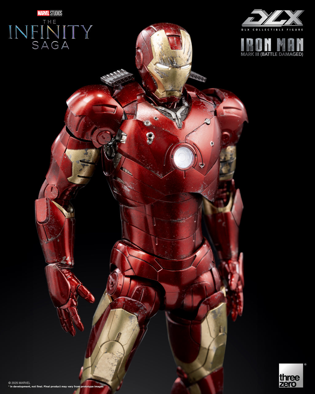 Marvel Studios: The Infinity Saga THREEZERO DLX Iron Man Mark 3 (Battl