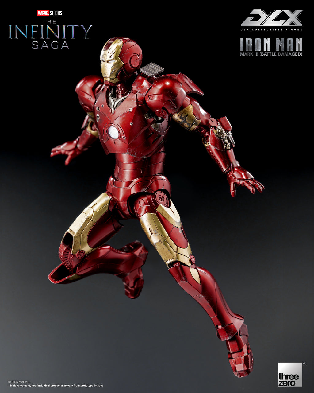 Marvel Studios: The Infinity Saga THREEZERO DLX Iron Man Mark 3 (Battl