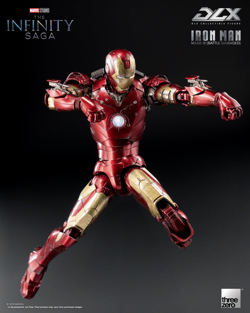 Marvel Studios: The Infinity Saga THREEZERO DLX Iron Man Mark 3 (Battl