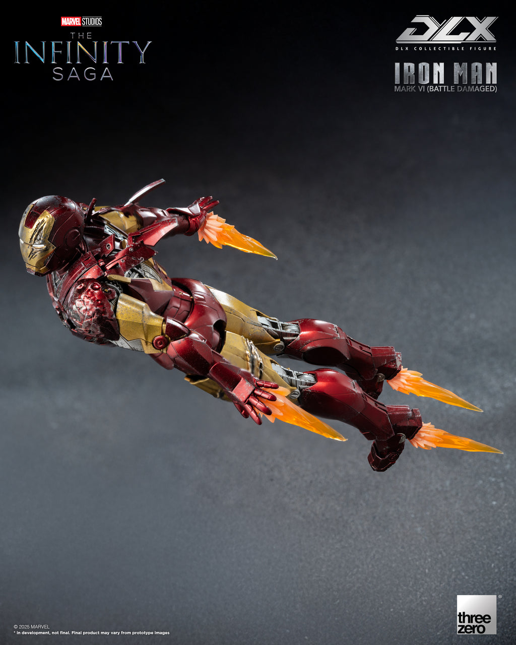 Marvel Studios: The Infinity Saga Threezero DLX Iron Man Mark 6 (Battl