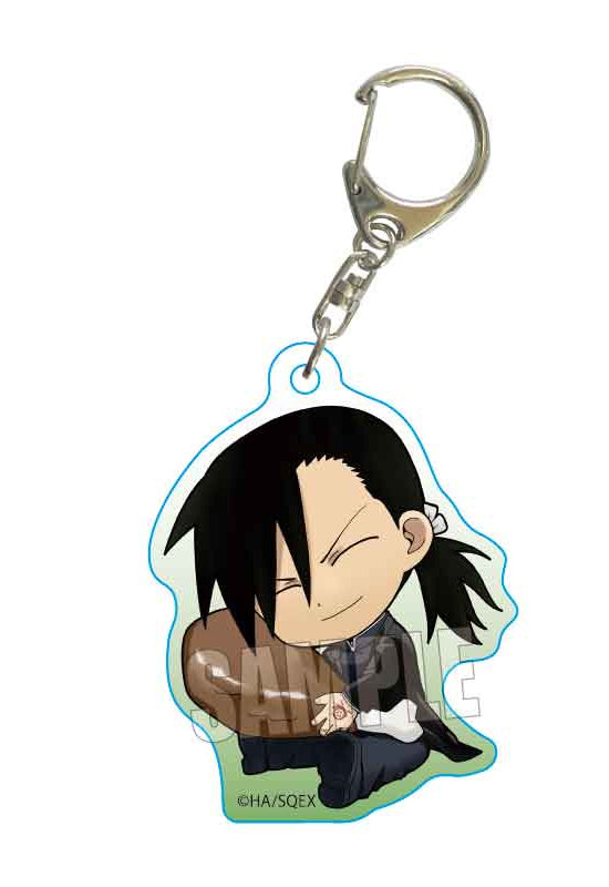 Fullmetal Alchemist Bell House GyuGyutto Acrylic Key Chain Greed & Lin